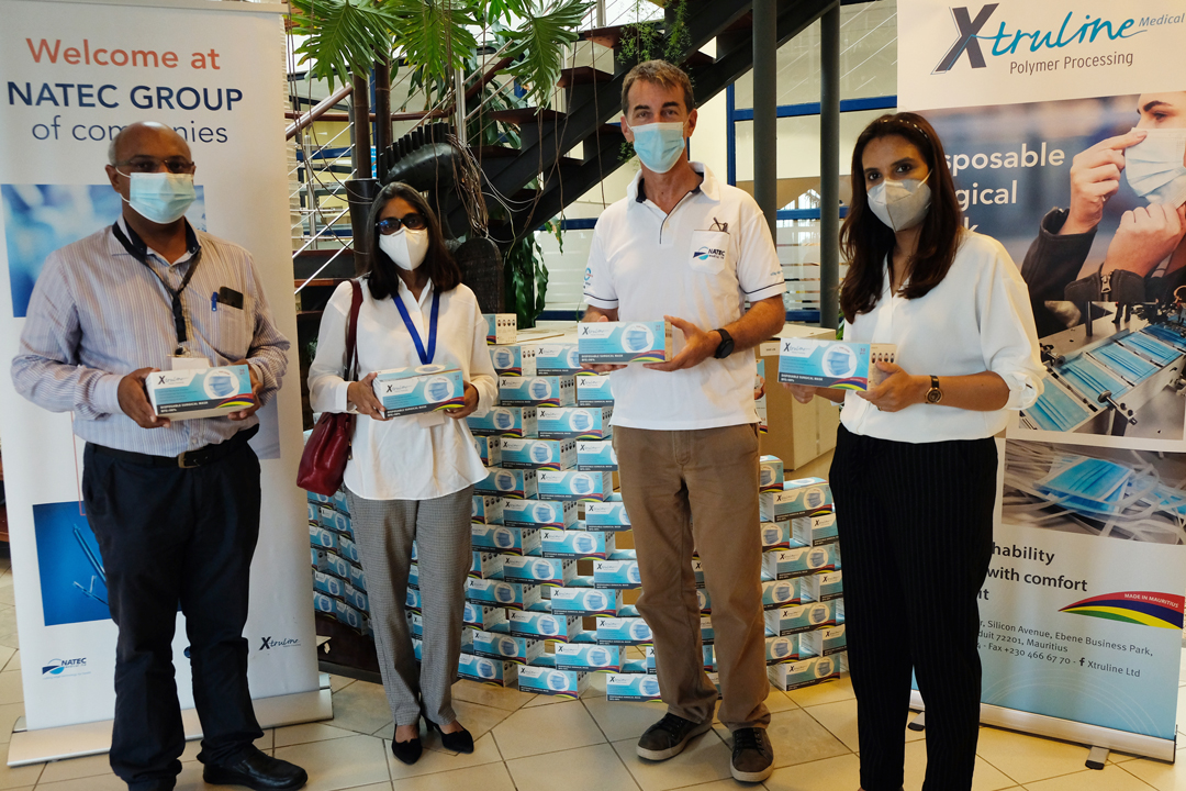 Natec Medical fait don de 60 000 masques chirurgicaux jetables • Défi Santé